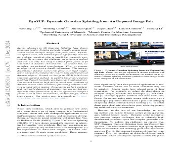 Awesome 3D Gaussian Splatting Paper List
