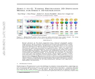 Awesome 3D Gaussian Splatting Paper List